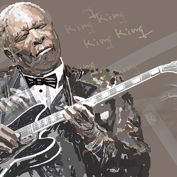Bb King - Etsy UK