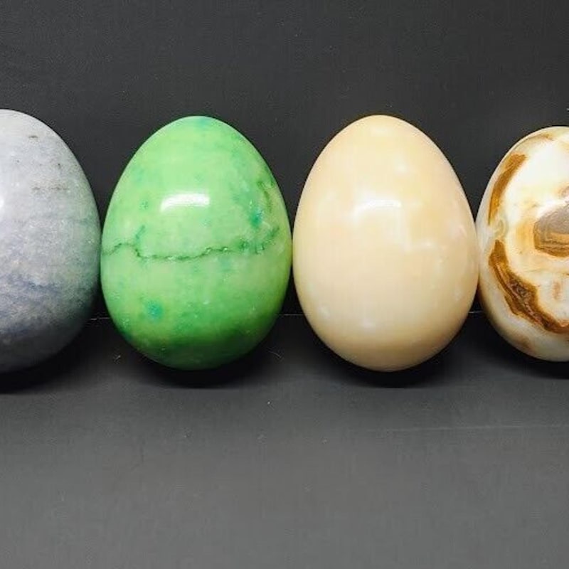 Alabaster Eggs - Etsy