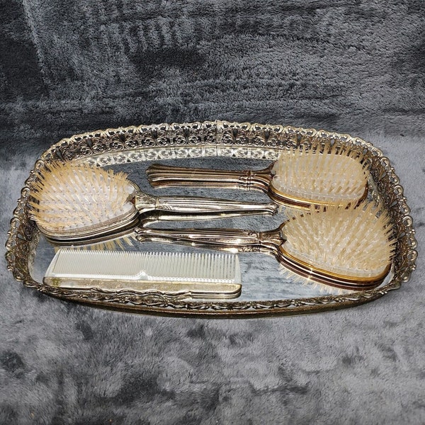 Comb and Brush Set - Etsy