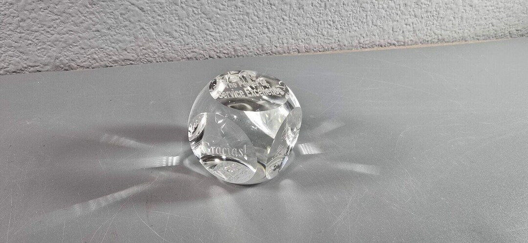 The Power of Service Excellence Dice Cube Paperweight - Etsy