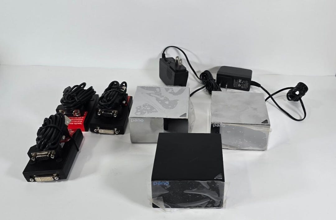 Lot of 3 Pano Logic N14939 Virtual Desktop Client Server W/ Dual ...