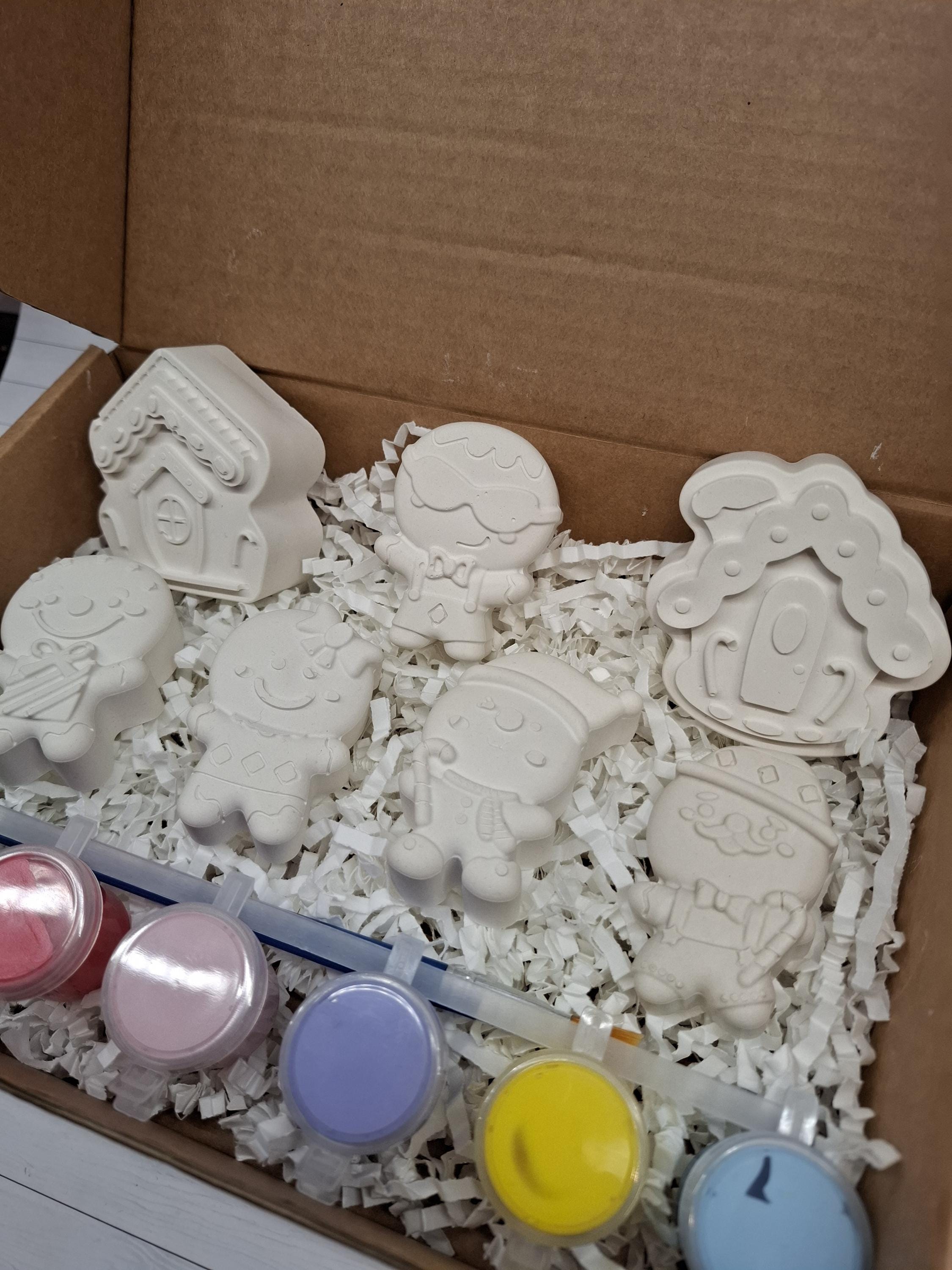 Paint You Own Christmas Pottery Set, Christmas Gift Box, Paint Your Own ...