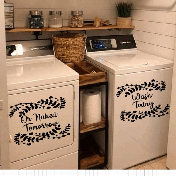 Washer Decal - Etsy