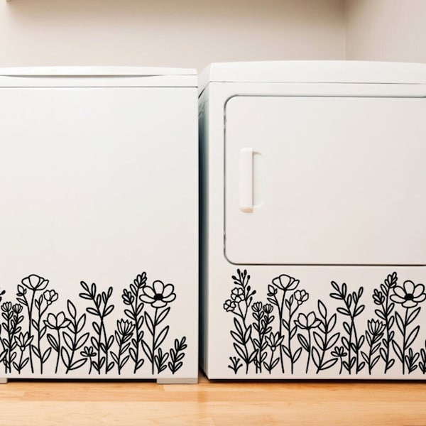 Washer Dryer Decal - Etsy