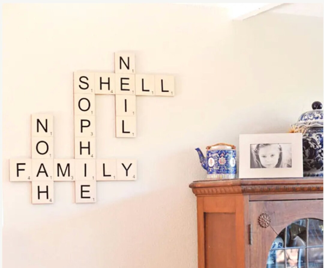 Custom Scrabble Tiles, Vinyl Letters, DIY Scrabble Tiles, Crafting ...