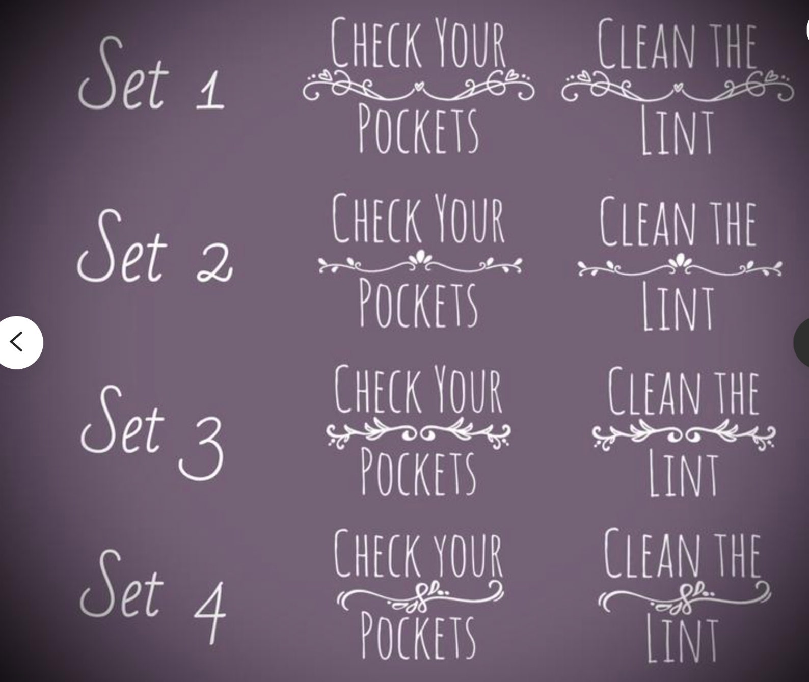 Laundry Decor Laundry Room Check Your Pockets-clean the Lint | Etsy