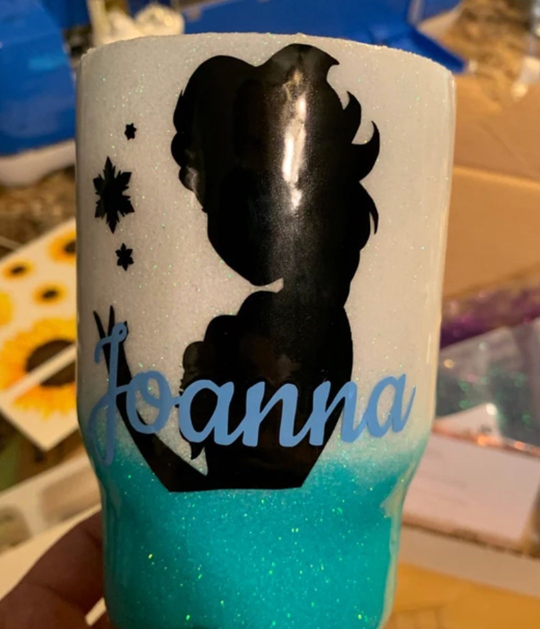 Disney Frozen Elsa Name Decal, Disney Frozen Elsa Name Sticker, Elsa ...