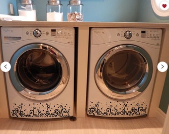 Wash and Dry Decals for Laundry Machines Laundry Room Labels - Etsy