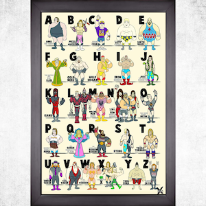 Abc's of Pro Wrestling - Etsy