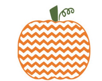 Chevron pumpkin | Etsy