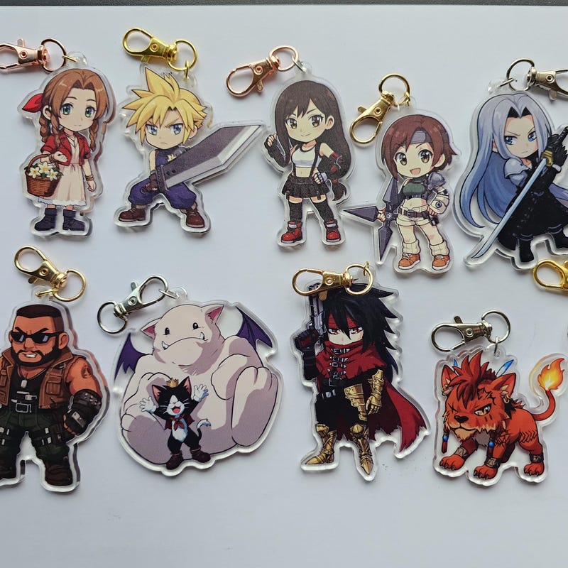 Final Fantasy Tifa Lanyards - Etsy