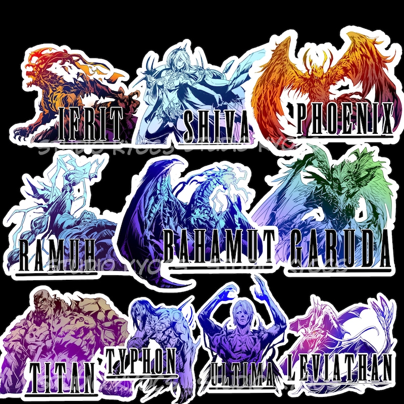 Fantasy Stickers - Etsy