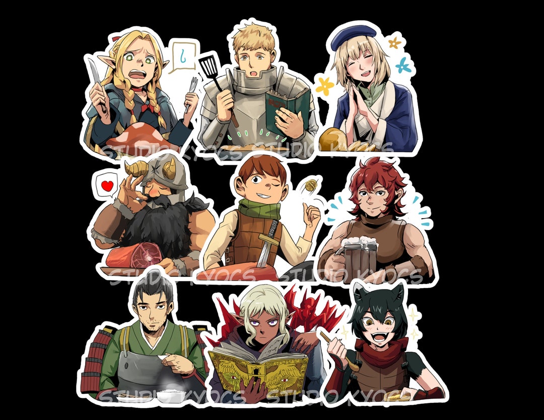 Delicious in Dungeon Sticker / Magnet / Decal / Acrylic Charm - Etsy
