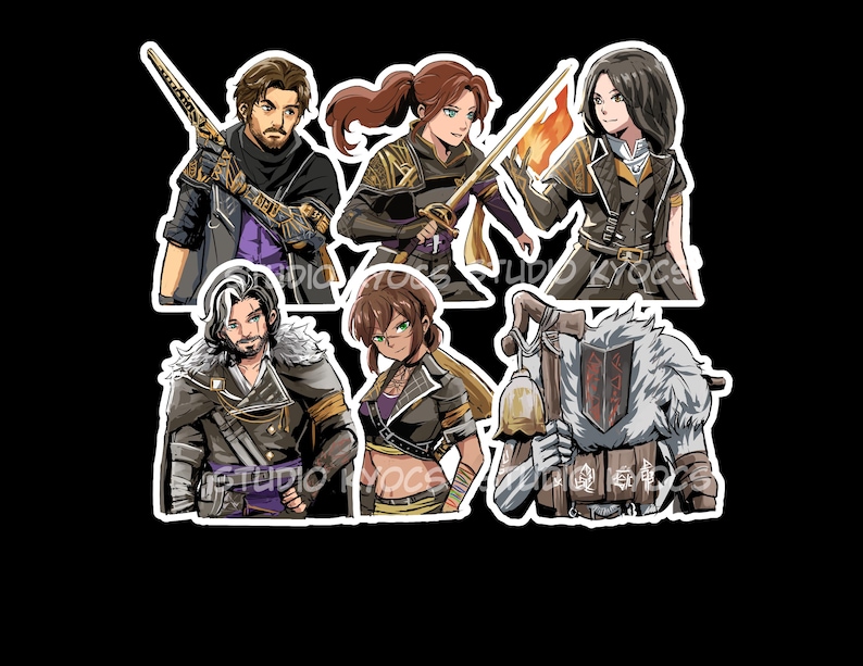 Expedition 33 Stickers / Magnet / Decal / Acrylic Charm - Etsy