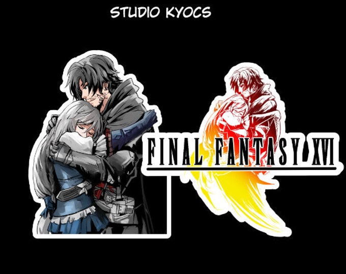 Final Fantasy 16 Pixel Art Stickers | Clive Rosfield Jill Warrick ...
