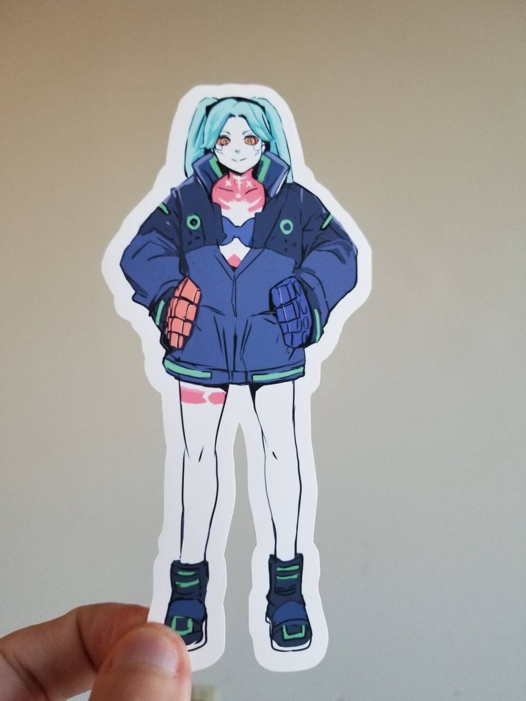 Cyberpunk 2077: Edgerunner Rebecca Sticker - Etsy