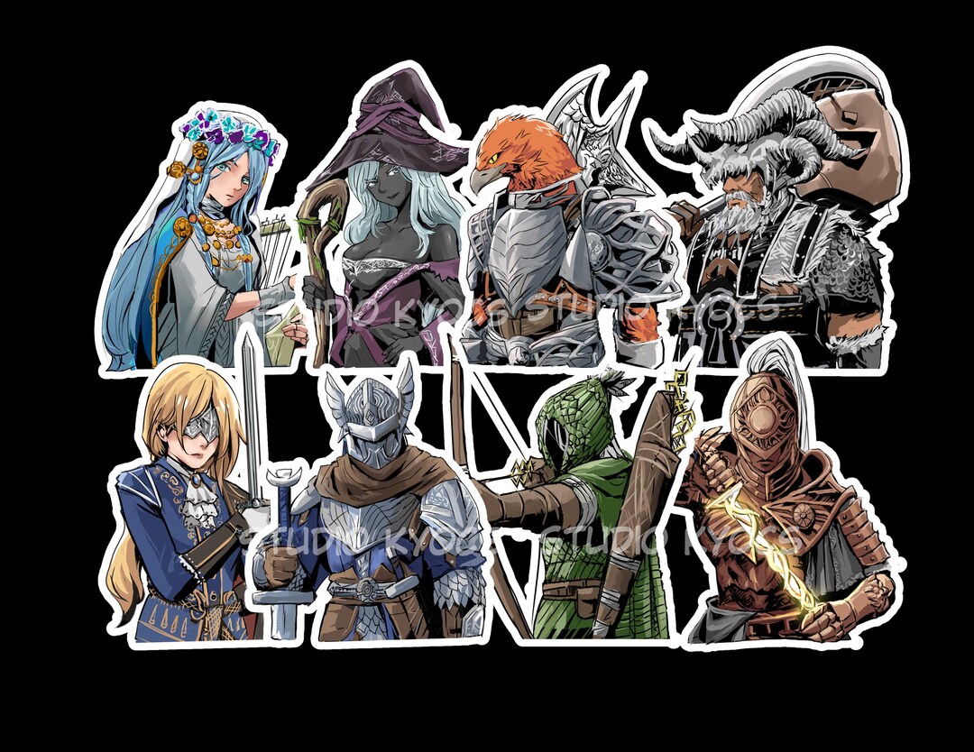 Elden Ring Nightreign Stickers / Magnet / Decal / Acrylic Charm - Etsy