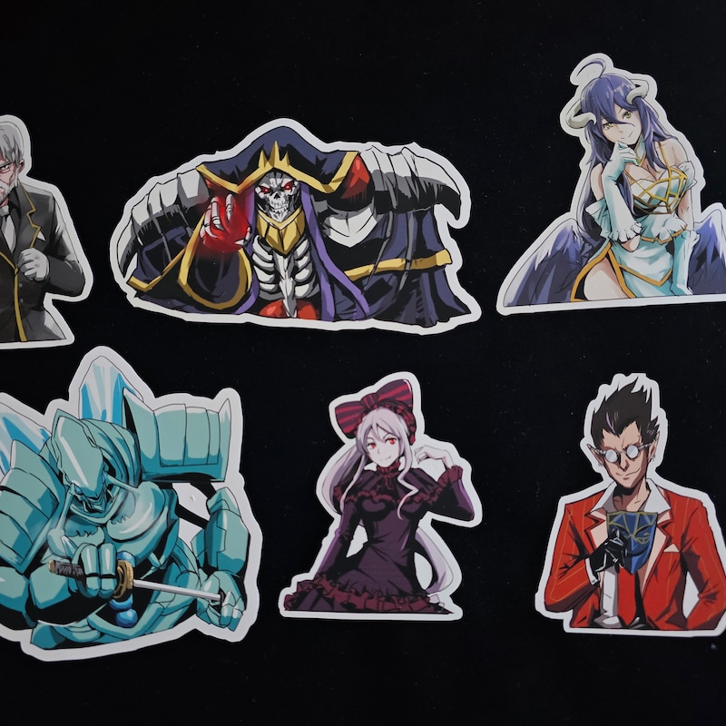 Overlord Anime Stickers - Etsy