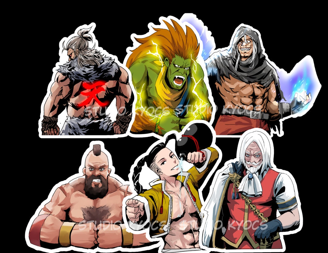 Street Fighter 6 Sticker / Magnet / Decal Set 2 - Etsy