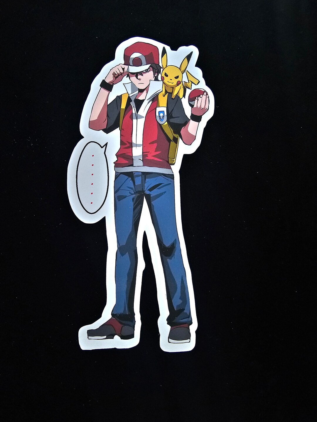 Pokemon Trainer Red Sticker / Magnet / Decal - Etsy