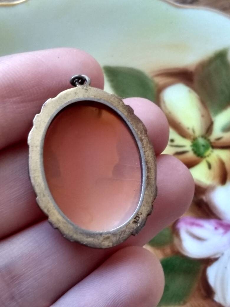 Lovely Vintage Antique Cameo Pendant - Etsy