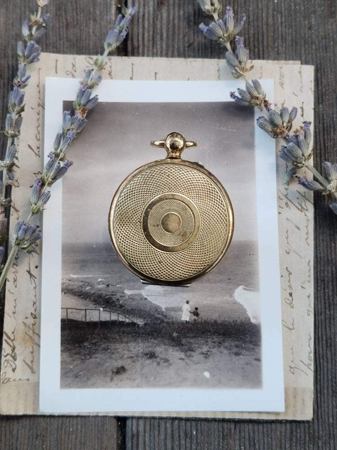 Rare Large Victorian Era Gold Filled Locket Pendant-deep Compartment - Etsy