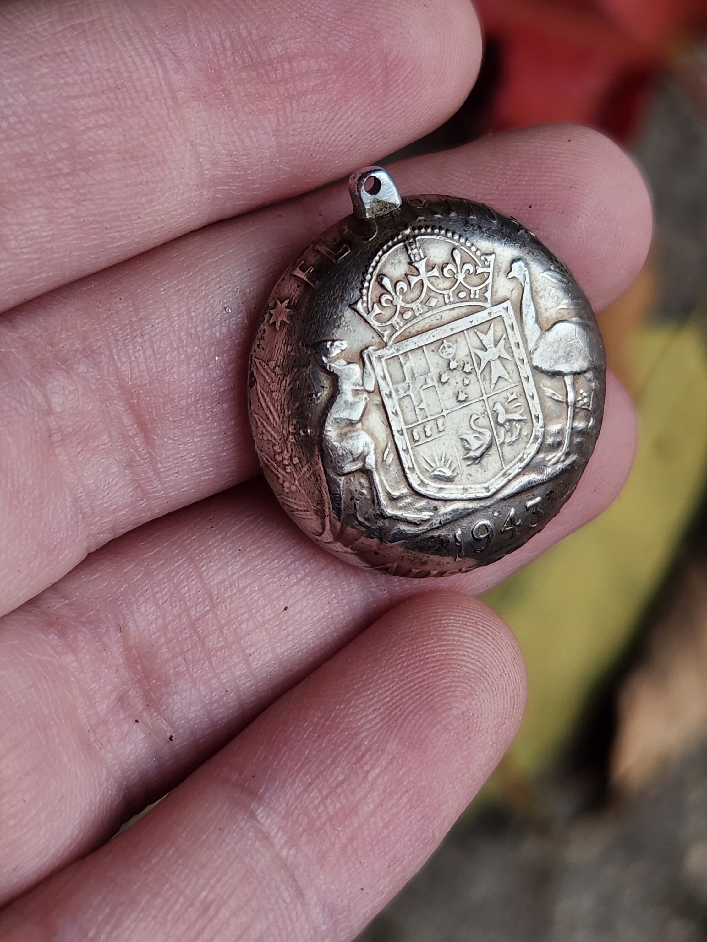 Rare Vintage WWII Trench Art Enlisted Love Token Silver & - Etsy