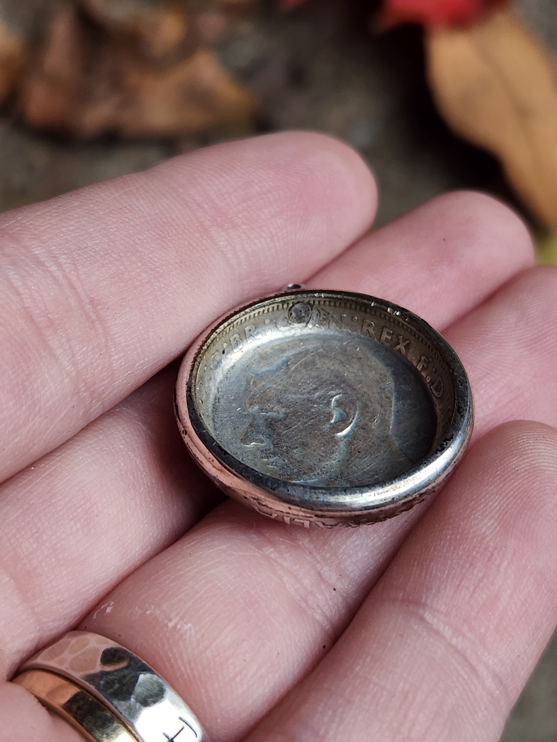 Rare Vintage WWII Trench Art Enlisted Love Token Silver & - Etsy