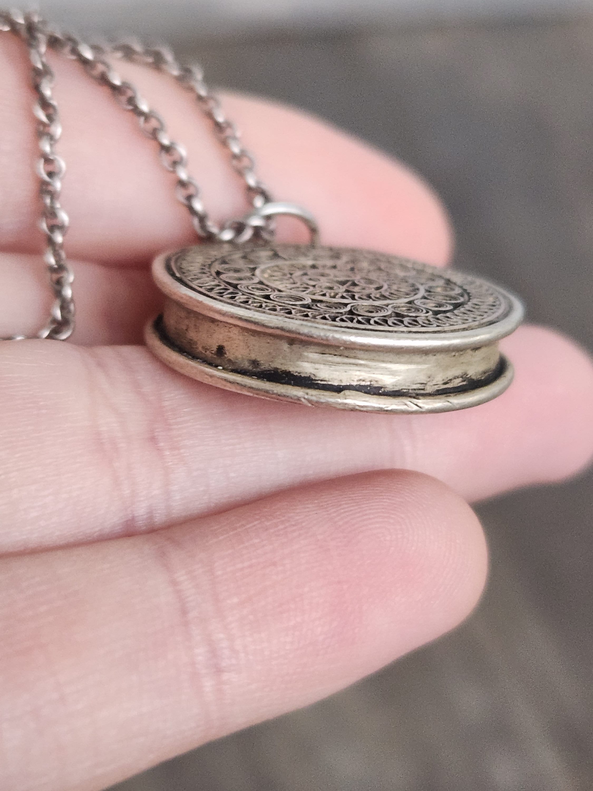 Rare Antique Victorian Silver Chatelaine Thread Holder/pendant - Etsy