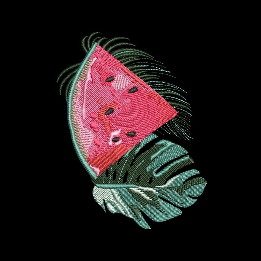 Watermelon, Machine Embroidery Design, 3 Sizes - Etsy