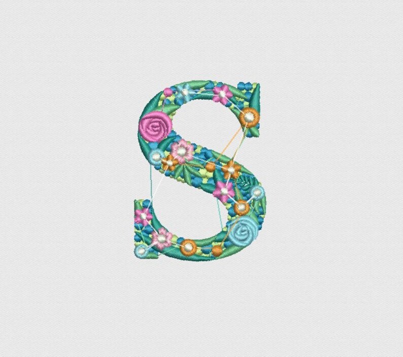 Monogram S Letter Beautiful Alphabet Old Book Letters - Etsy
