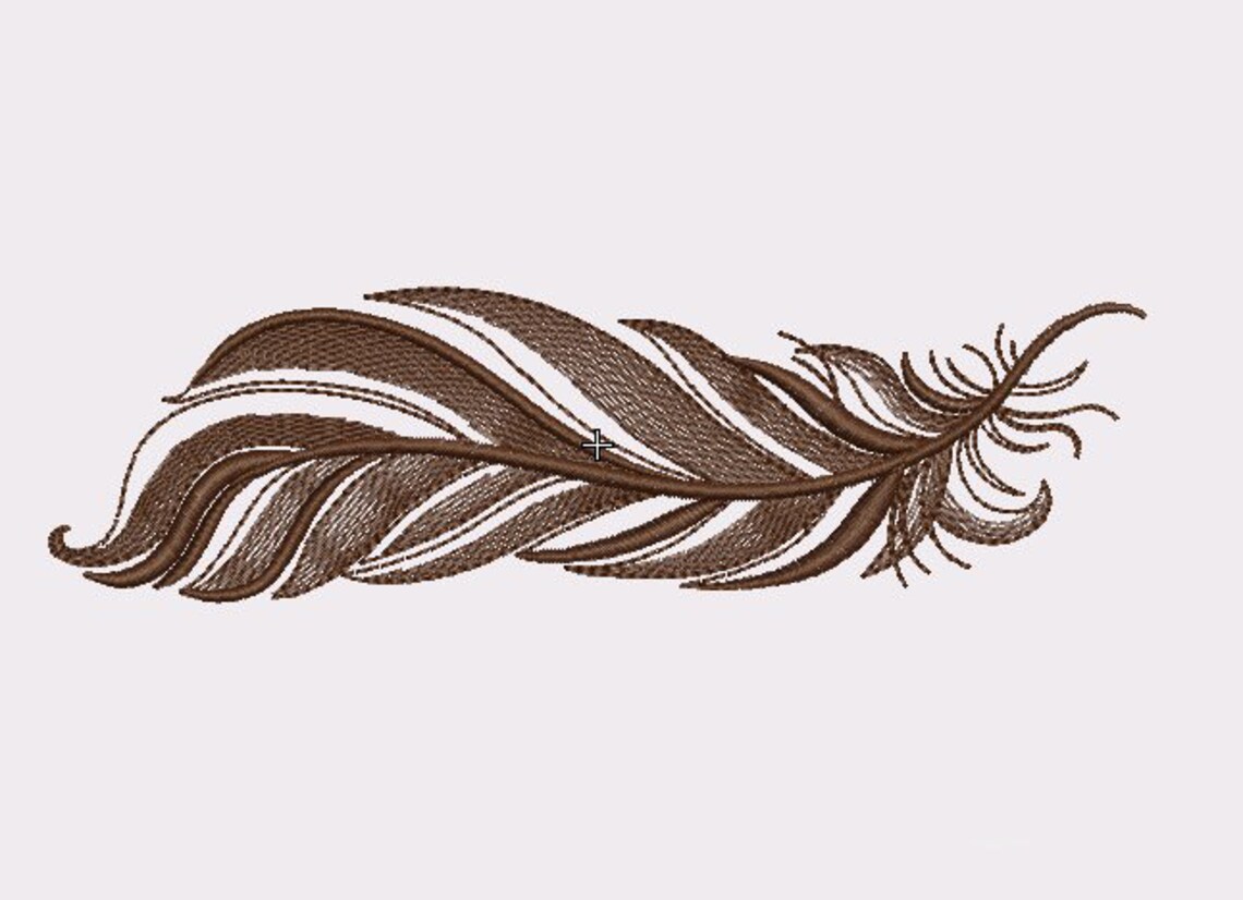 Feather Embroidery Design - Machine Embroidery Design, Broidery ...