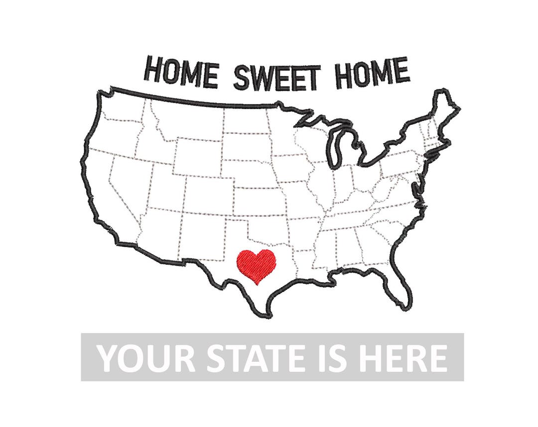 Digital, USA Map, America, Home Sweet Home, Continent, World, Globe ...