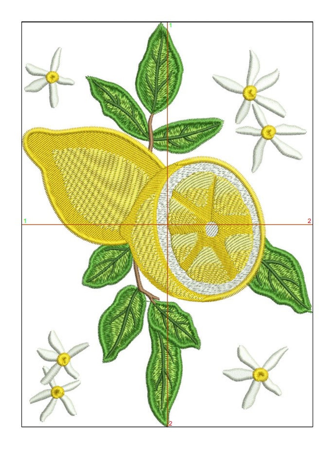 Lemon Tree, Machine Embroidery Design, 4 Sizes - Etsy