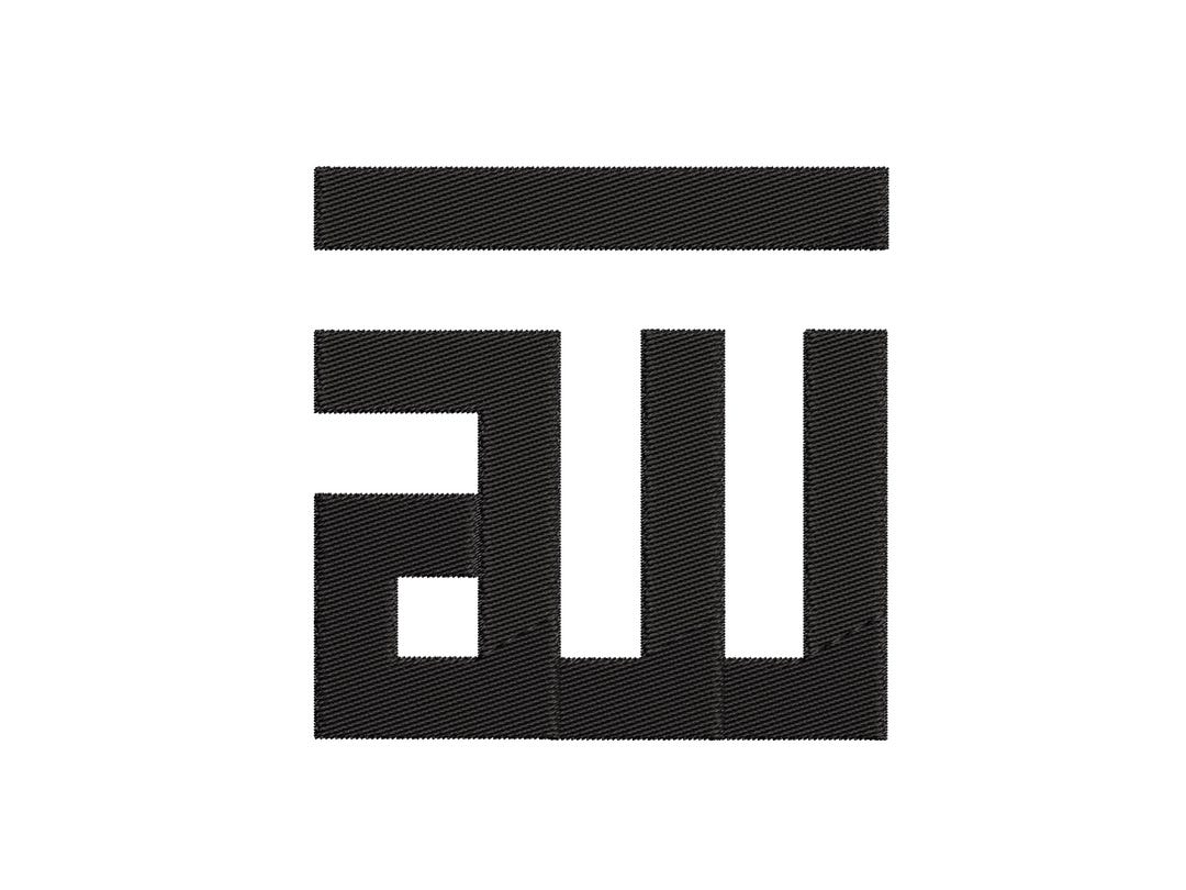 DIGITAL, Allah, Kufic Style, Arabic Calligraphy, Machine Embroidery ...