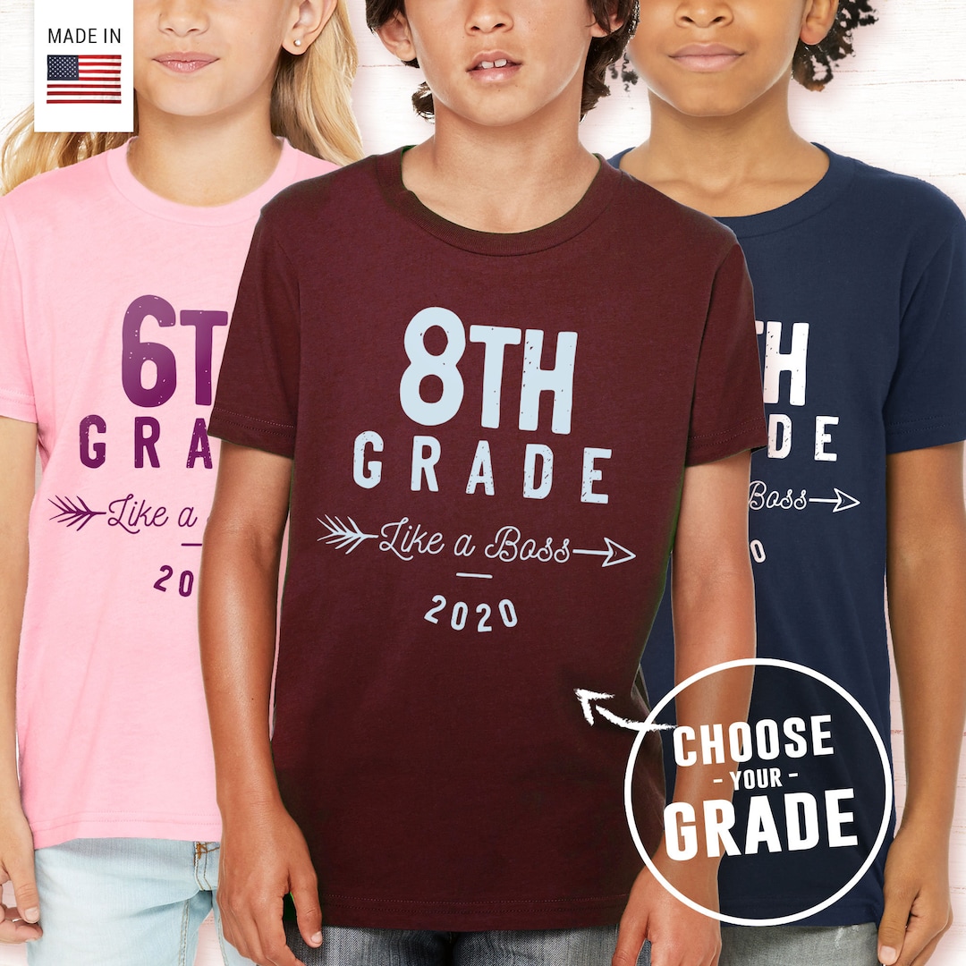 Custom School Grade Kid T-shirt, Grader T-shirt, School Start ...