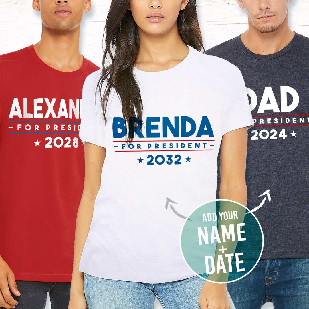 Custom President Election Shirt – “myself for President” Tee ...