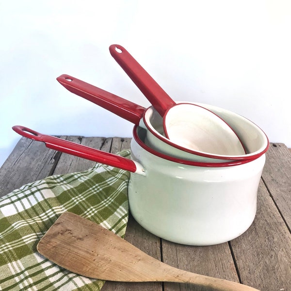 White Enamelware - Etsy