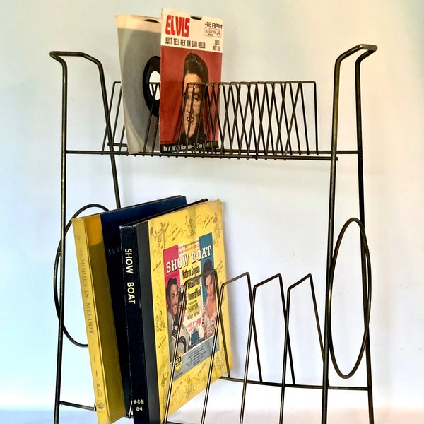 Mid Century Record Stand - Etsy