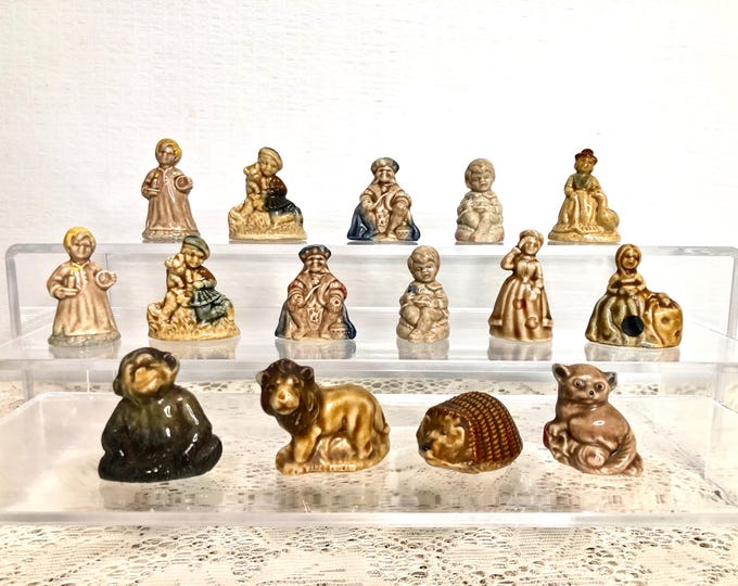 WADE Red Rose Tea Figurines - Nursery Rhyme Figures, Collectible Wade ...