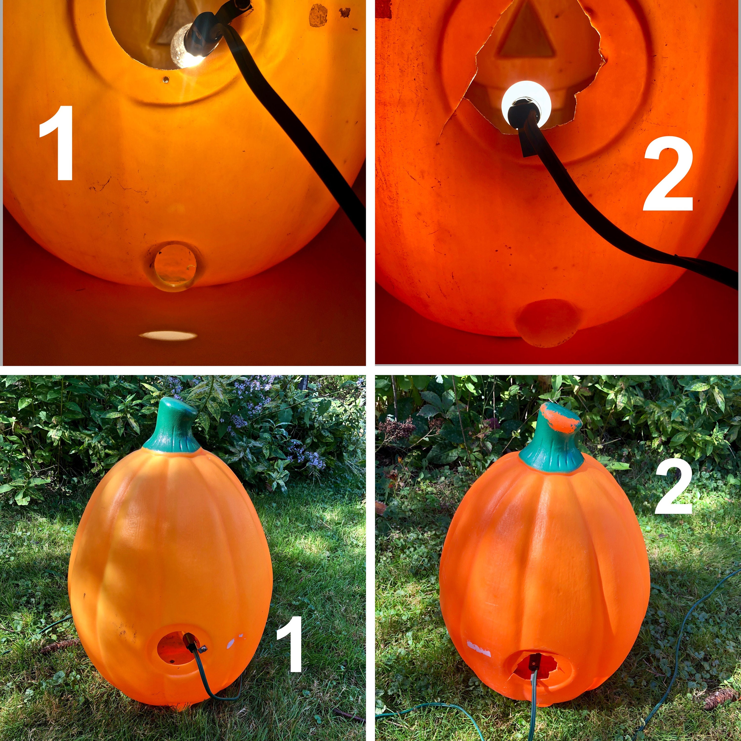 Large 20 TPI Pumpkin Blow Mold With Cord / Jack O' - Etsy