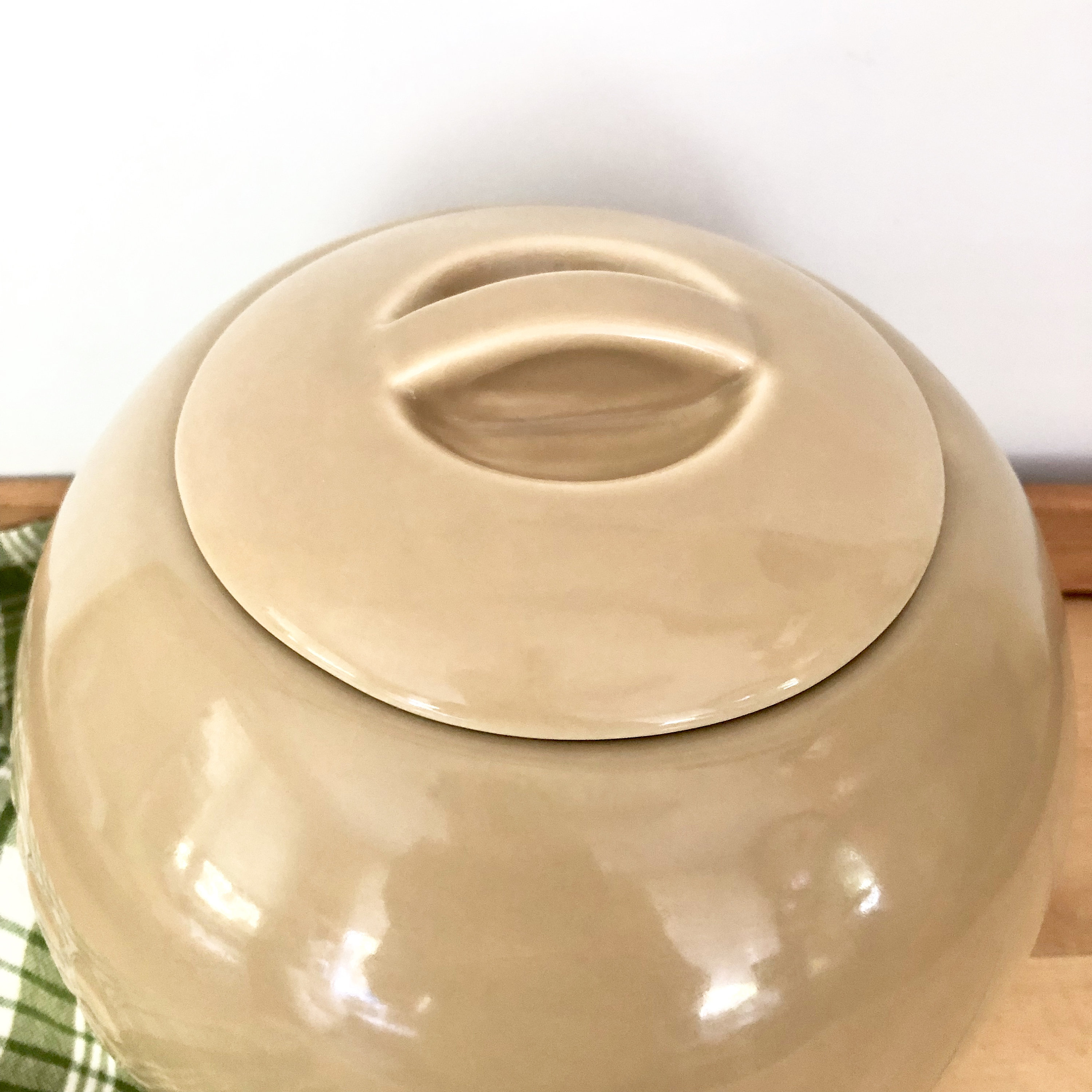 Vintage Round Ceramic Cookie Jar / Ball Shape Cookie Jar / Mid - Etsy