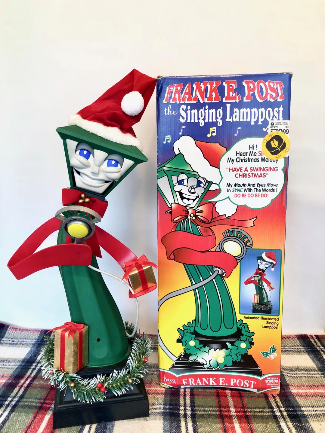 1998 Telco 24" Frank E Post / Jazzy Do Be Do Singing Lamp Post / Motion ...