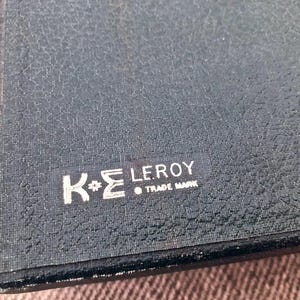 K+E Leroy Lettering Guides / 50s-70s Drafting Tools / 14 Templates, 3 ...