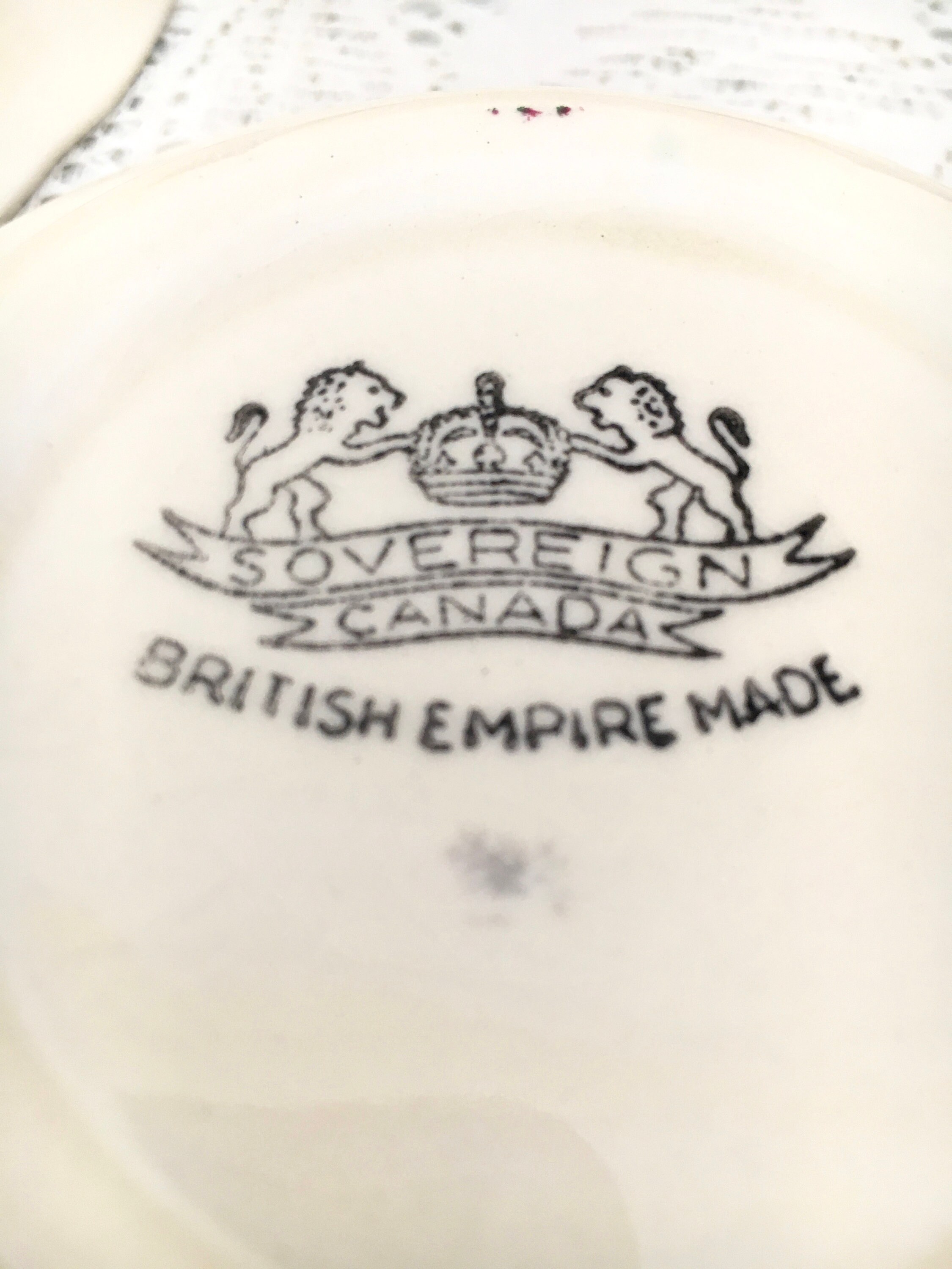 2 X Sovereign Canada British Empire Made Fruit Dessert Bowl / | Etsy