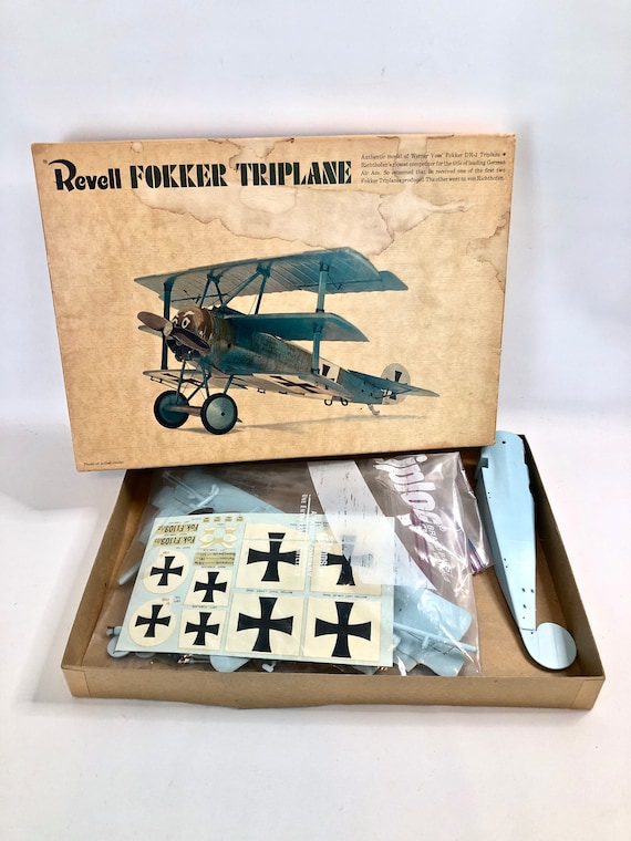 Revell Fokker Triplane And Sopwith Camel Model Kit Box, 54% OFF