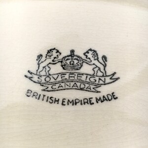 Sovereign Canada British Empire Made Serving Platter / Cross Stitch ...