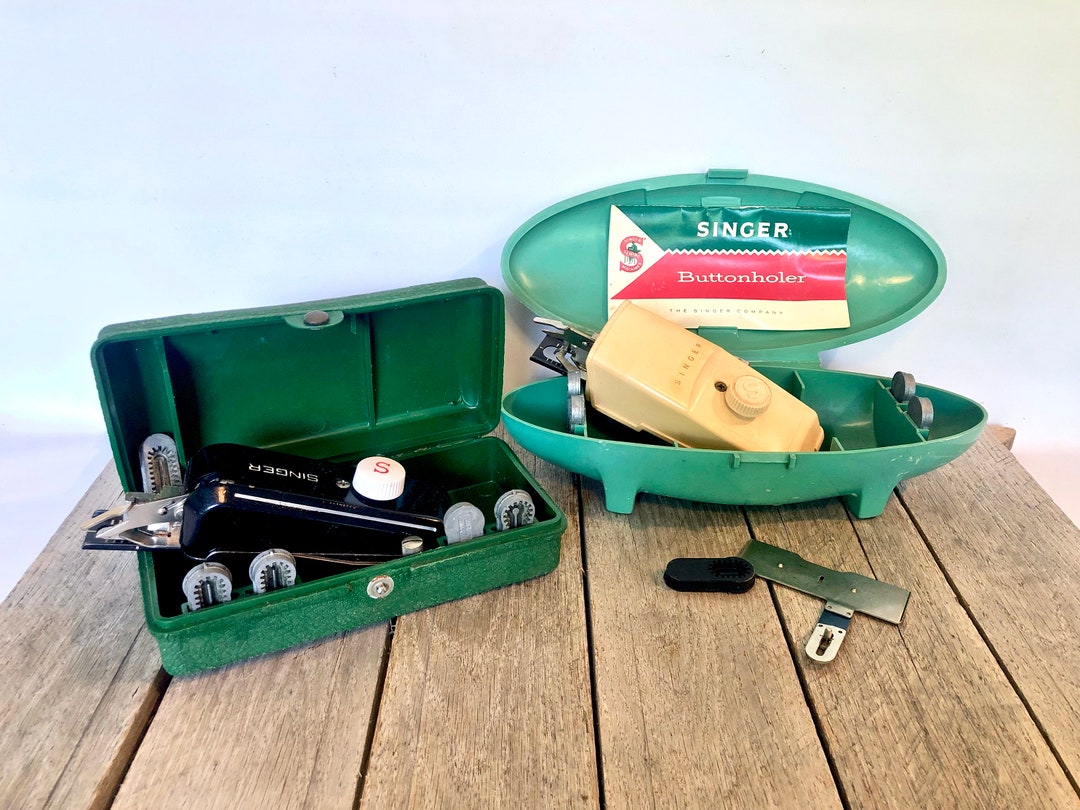 Vintage Singer Rotary Buttonholer 160506 / Singer Rotary Button Hole ...