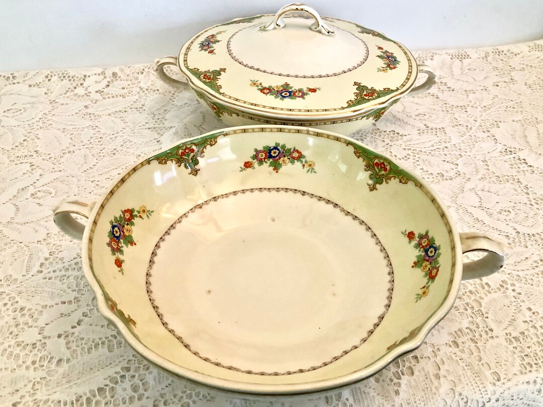 2X J & G Meakin Sol 391413 the Selwyn Vegetable Dishes + One Lid ...