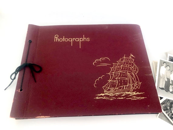 Beautiful Vintage Photo Album / Never Used Old Photo Scrapbook | Etsy